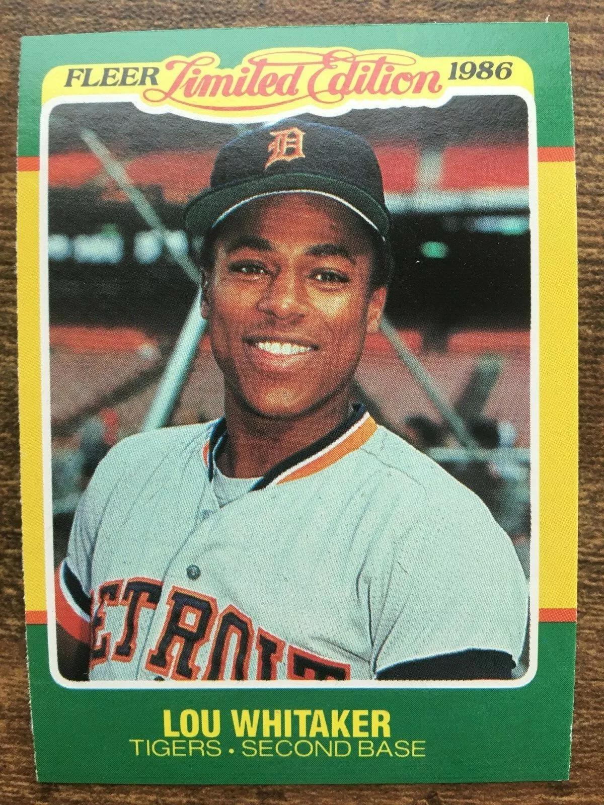 Lou Whitaker | Ungraded | 1986 Fleer Limited Edition