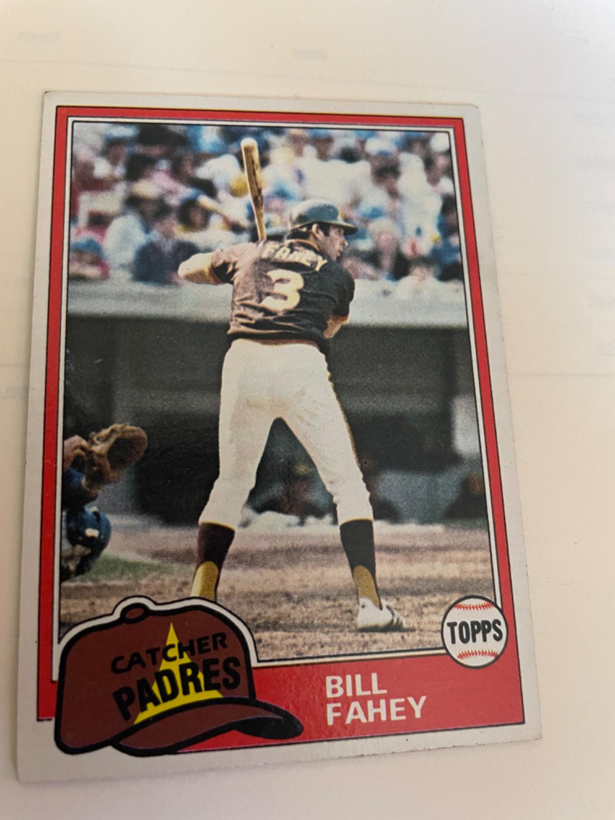Bill Fahey | Ungraded | 1981 Topps