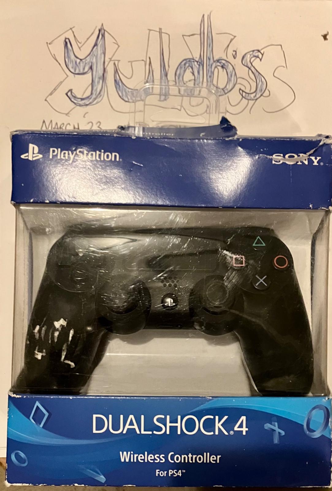 Playstation 4 Dualshock 4 Black Controller | Item, Box, and Manual ...