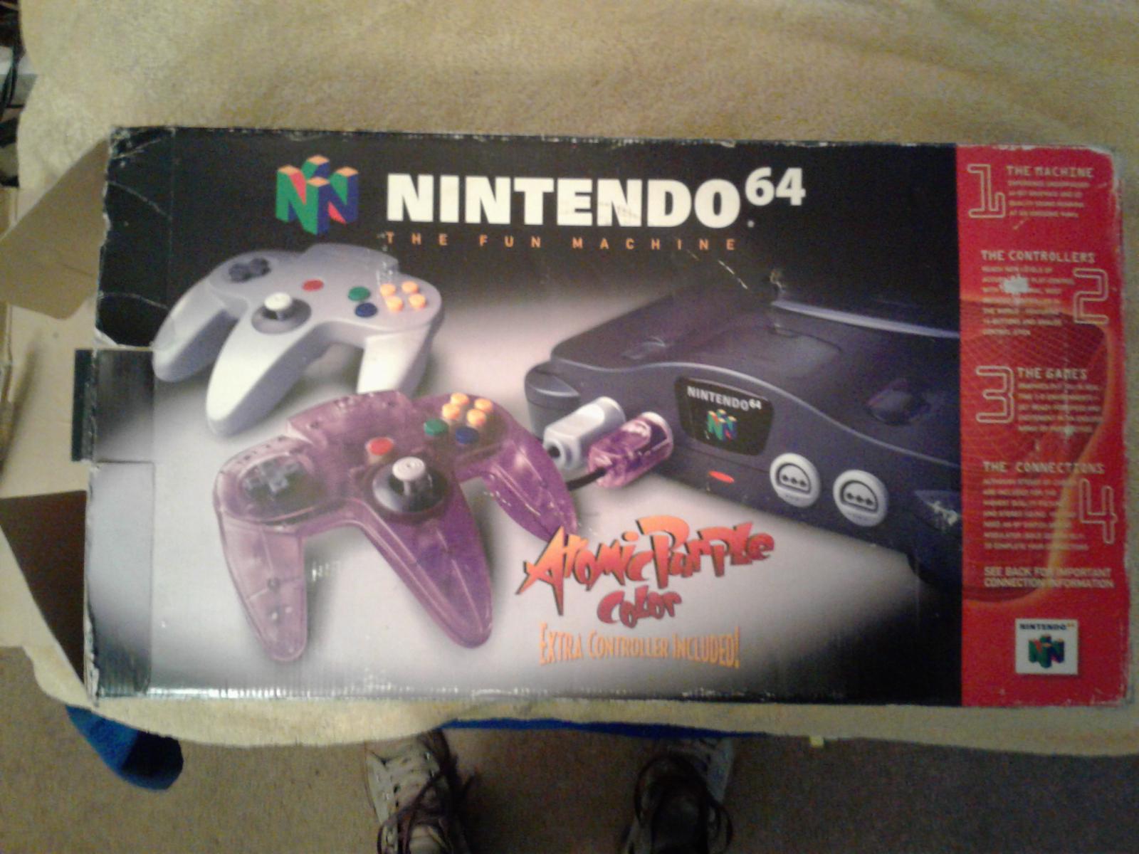 Nintendo 64 Atomic Purple Bundle | Item, Box, and Manual | Nintendo 64