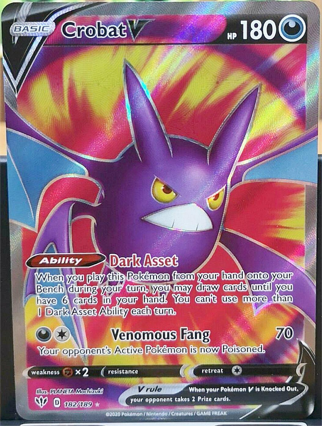 Crobat V #182 Prices | Pokemon Darkness Ablaze | Pokemon Cards