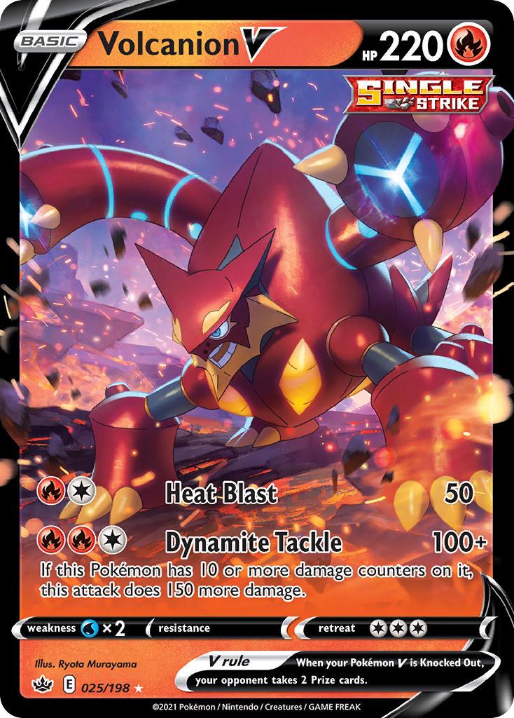 Volcanion V #25 Prices | Pokemon Chilling Reign | Pokemon Cards