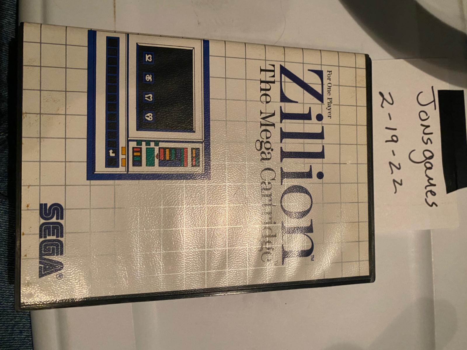 Zillion | Item, Box, and Manual | Sega Master System