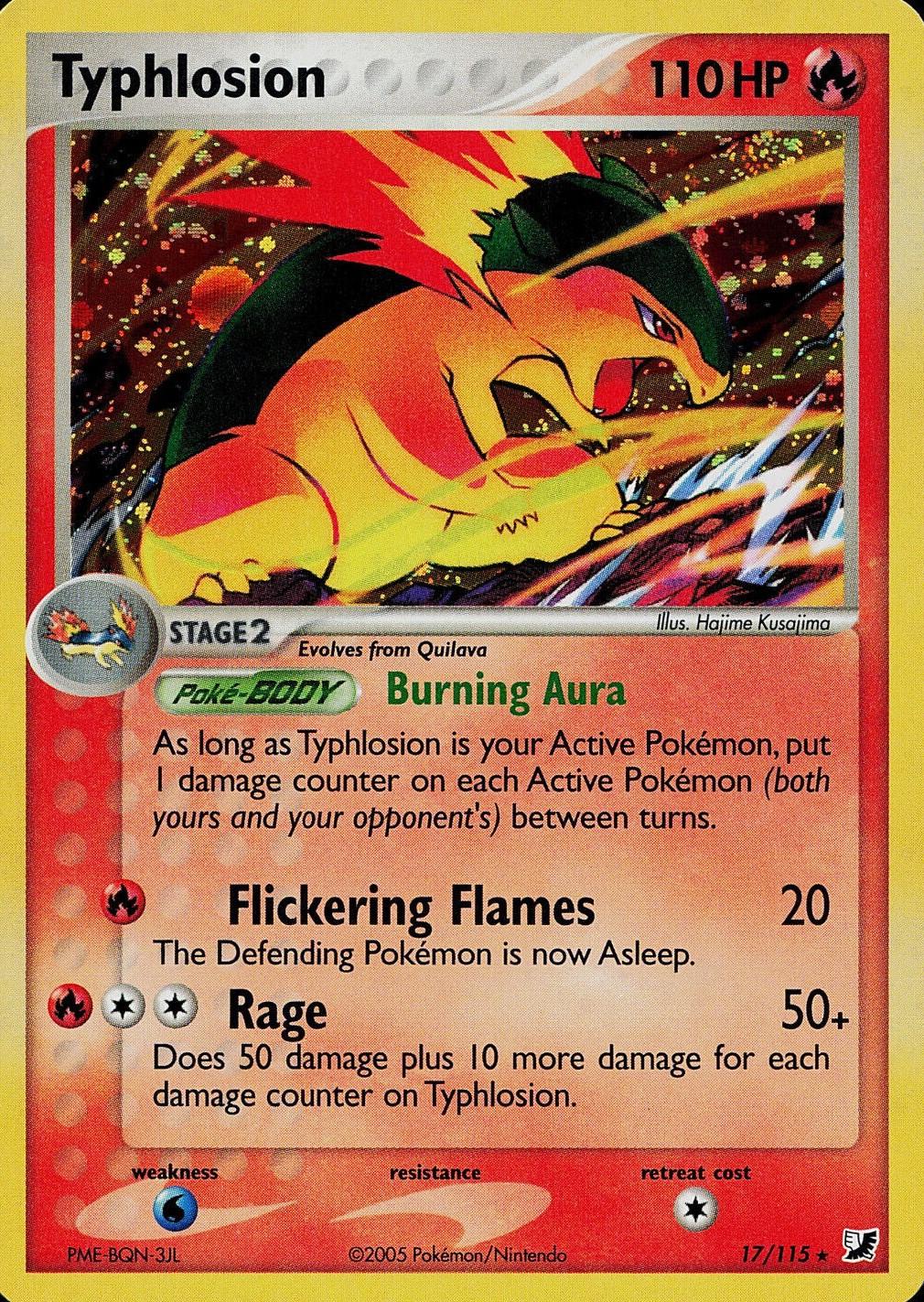 Typhlosion #17 Prices | Pokemon Unseen Forces | Pokemon Cards