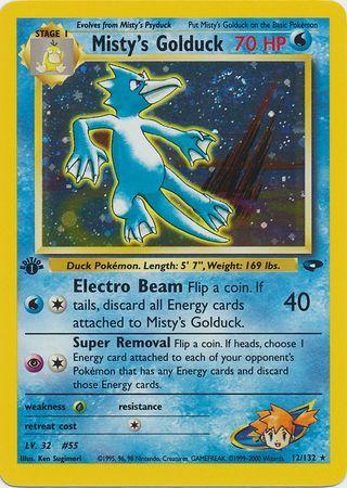 Misty's Golduck [1st Edition] #12 Prices | Pokemon Gym Challenge ...