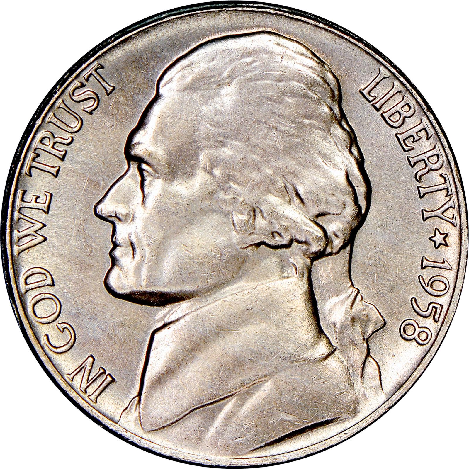 1958 Jefferson Nickel Prices | Ungraded, NGC, PCGS Values