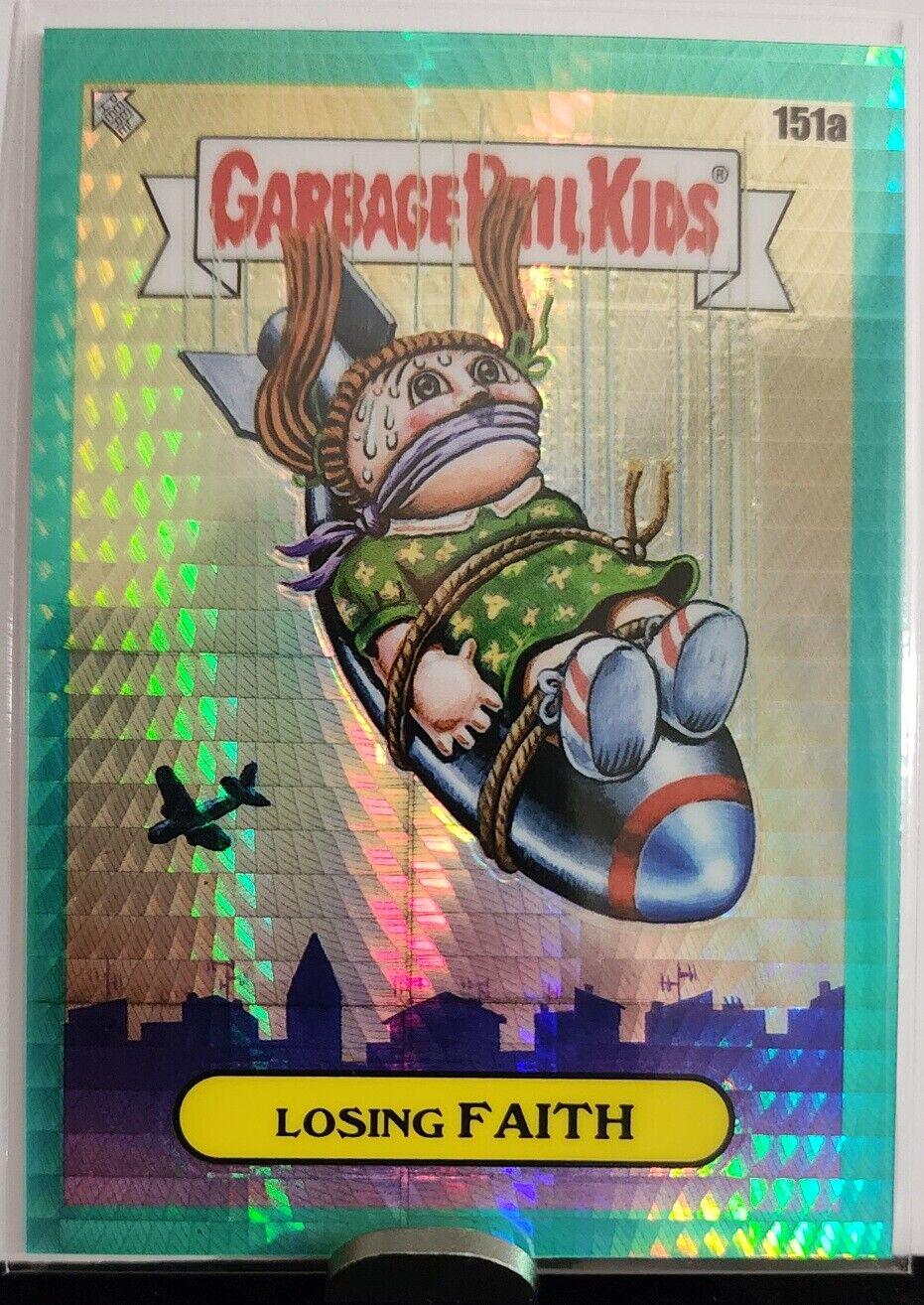 LOSING FAITH [Aqua Prism] #151a Prices | 2021 Garbage Pail Kids Chrome ...