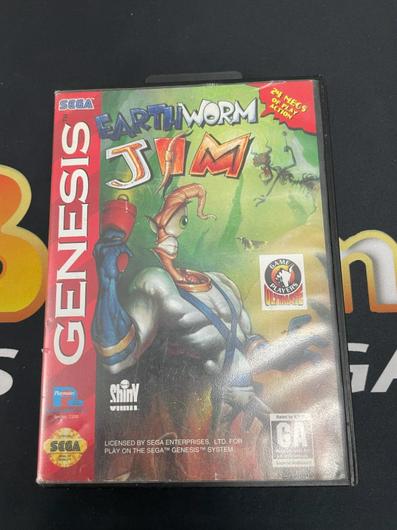 Earthworm Jim | Item and Box only | Sega Genesis