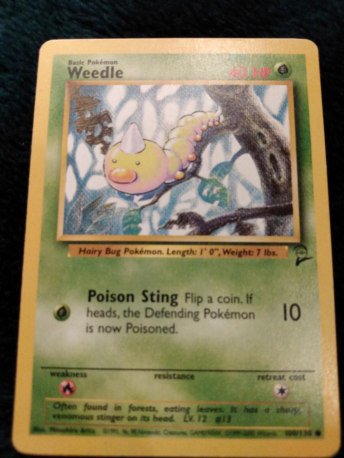 Weedle | Ungraded | Pokemon Base Set 2