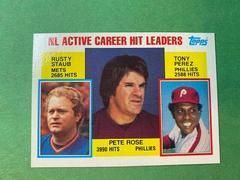 NL Active Career [Hit Leaders] | Ungraded | 1984 Topps