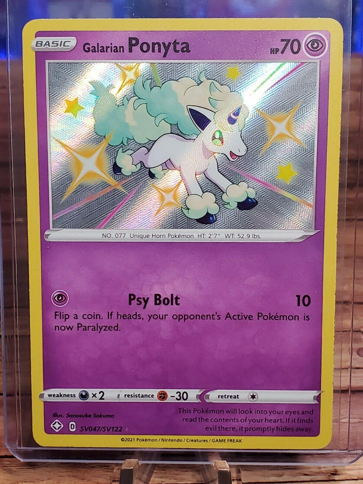 Galarian Ponyta #SV047 Prices | Pokemon Shining Fates | Pokemon Cards