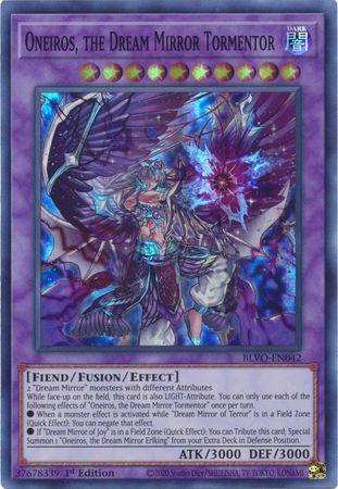 Oneiros, the Dream Mirror Tormentor [1st Edition] BLVO-EN042 Prices | YuGiOh Blazing Vortex ...