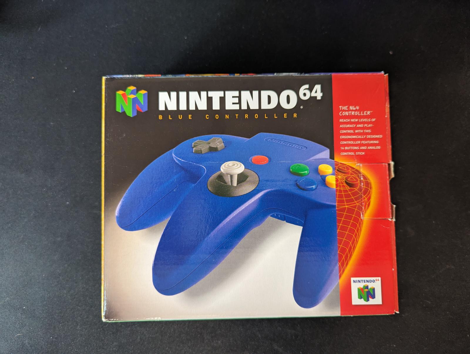 Blue Controller | Item, Box, and Manual | Nintendo 64