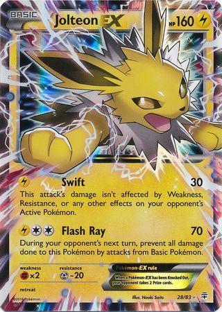 Jolteon EX #28 Prices | Pokemon Generations | Pokemon Cards