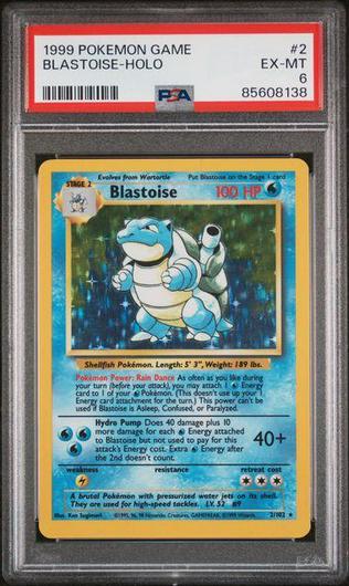 Blastoise | Graded 6 | Pokemon Base Set