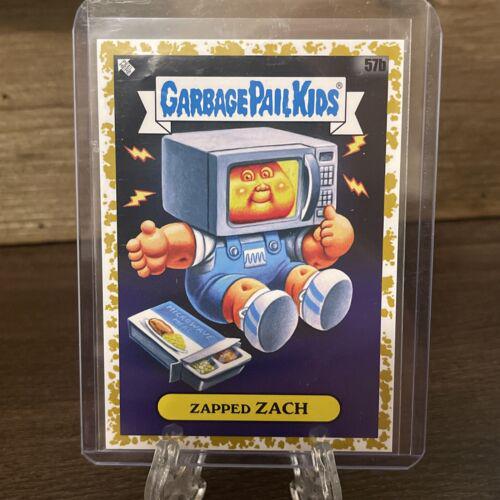 Zapped ZACH [Gold] #57b Prices | Garbage Pail Kids Food Fight | Garbage ...