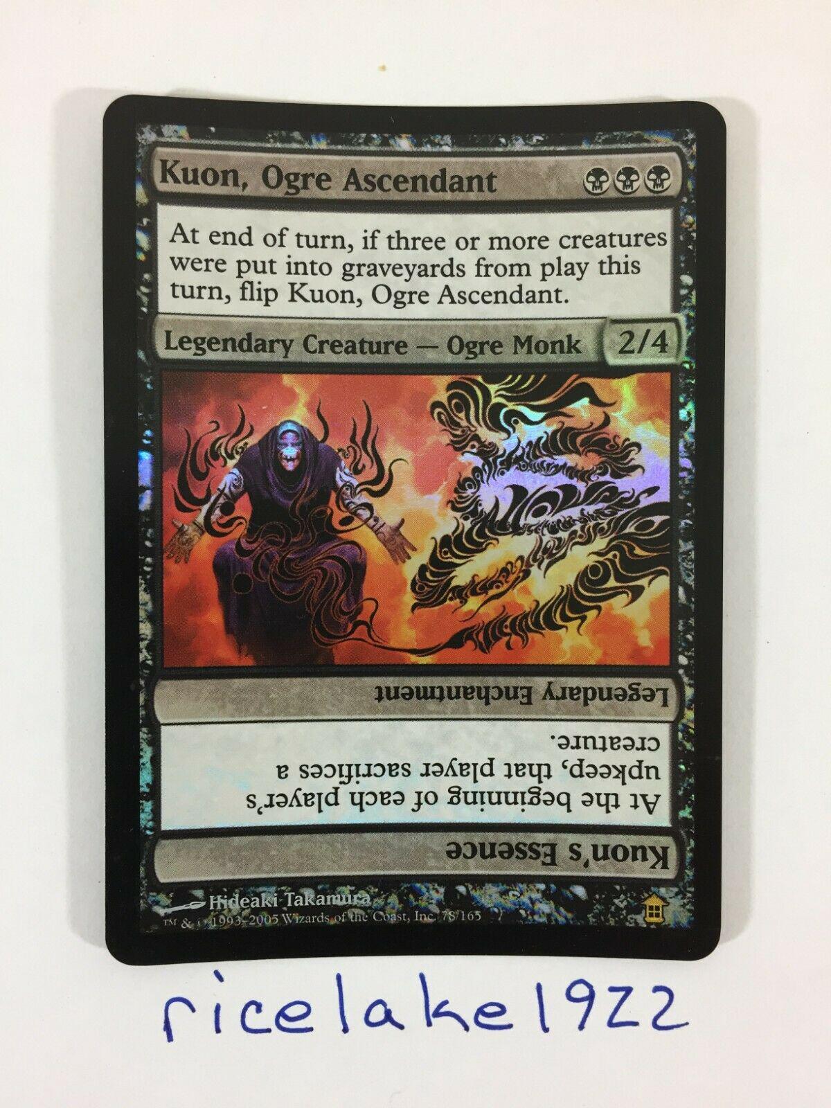Kuon, Ogre Ascendant [Foil] Prices | Magic Saviors of Kamigawa | Magic Cards