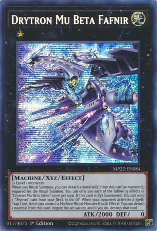 Drytron Mu Beta Fafnir MP22-EN084 Prices | YuGiOh 2022 Tin of the ...