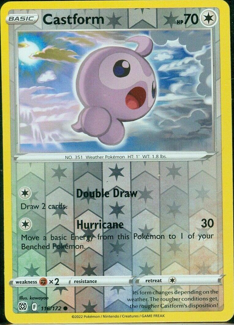 Castform [Reverse Holo] #116 Prices | Pokemon Brilliant Stars | Pokemon Cards