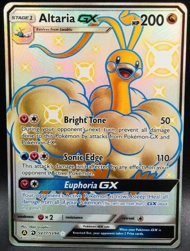 Altaria GX #SV77 Prices | Pokemon Hidden Fates | Pokemon Cards