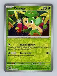 Pansage [Reverse Holo] #4 Prices | Pokemon Paradox Rift | Pokemon Cards