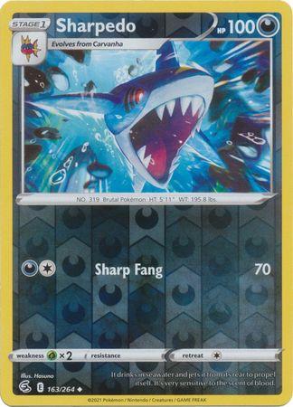 Sharpedo [Reverse Holo] #163 Prices | Pokemon Fusion Strike | Pokemon Cards