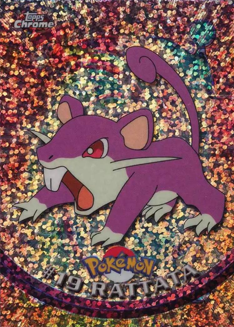 Rattata [Sparkle] #19 Prices | Pokemon 2000 Topps Chrome | Pokemon Cards