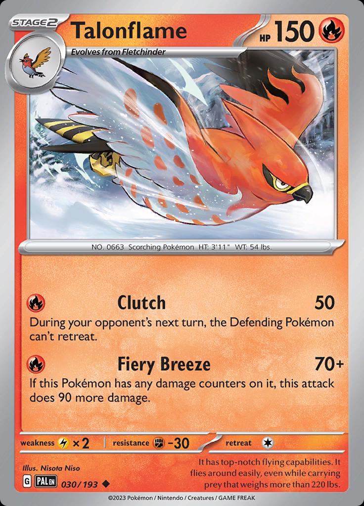 Talonflame #30 Prices | Pokemon Paldea Evolved | Pokemon Cards