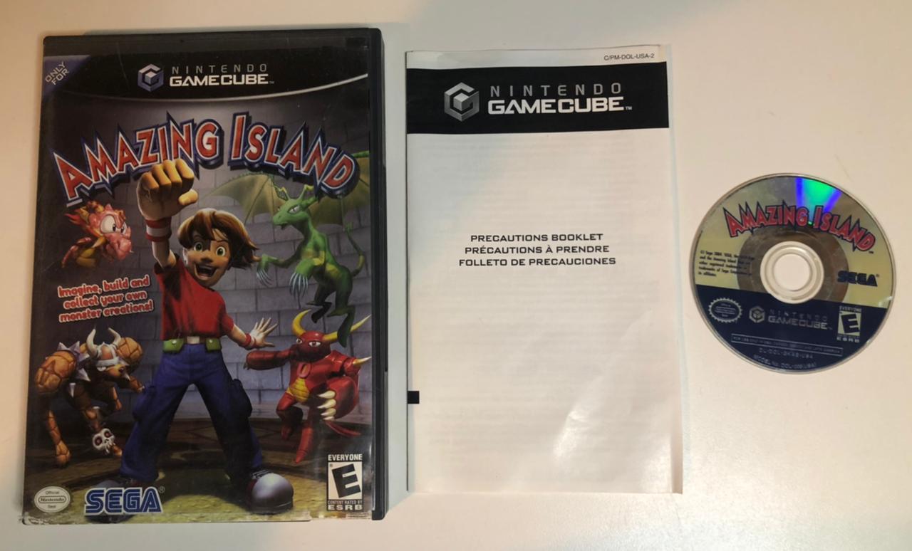 Amazing Island | Item and Box only | Gamecube