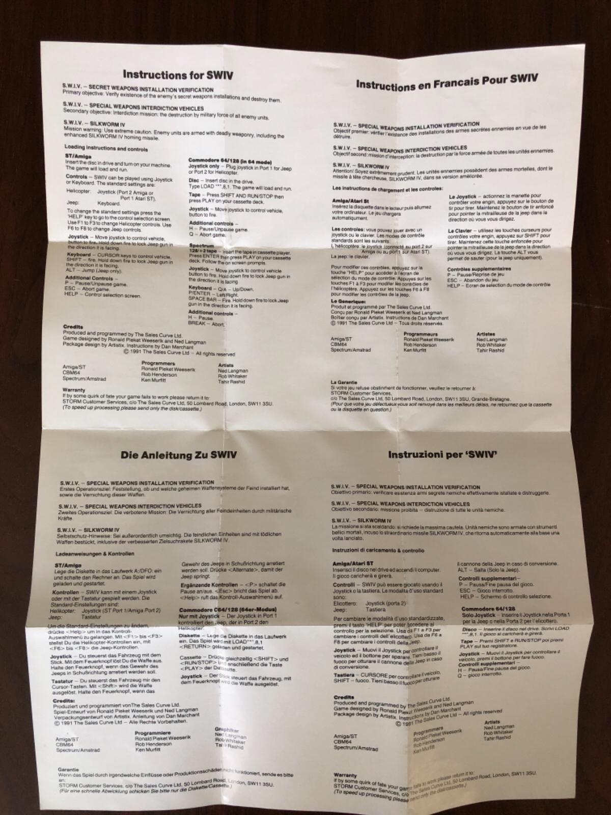 SWIW Prices Amiga | Compare Loose, CIB & New Prices