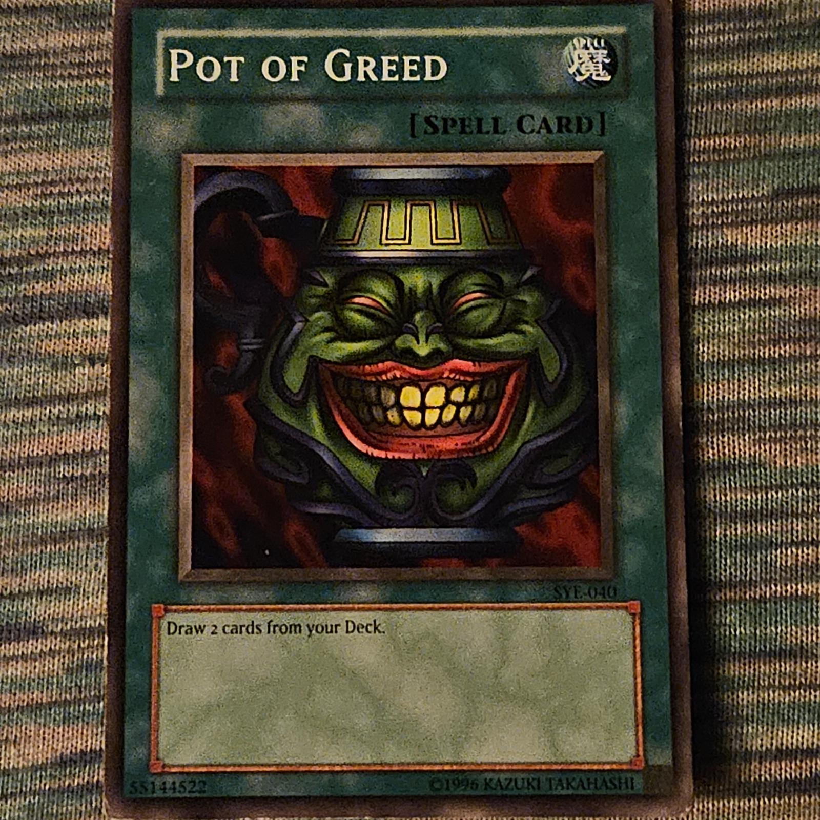 Pot of Greed | Ungraded | YuGiOh Starter Deck: Yugi Evolution