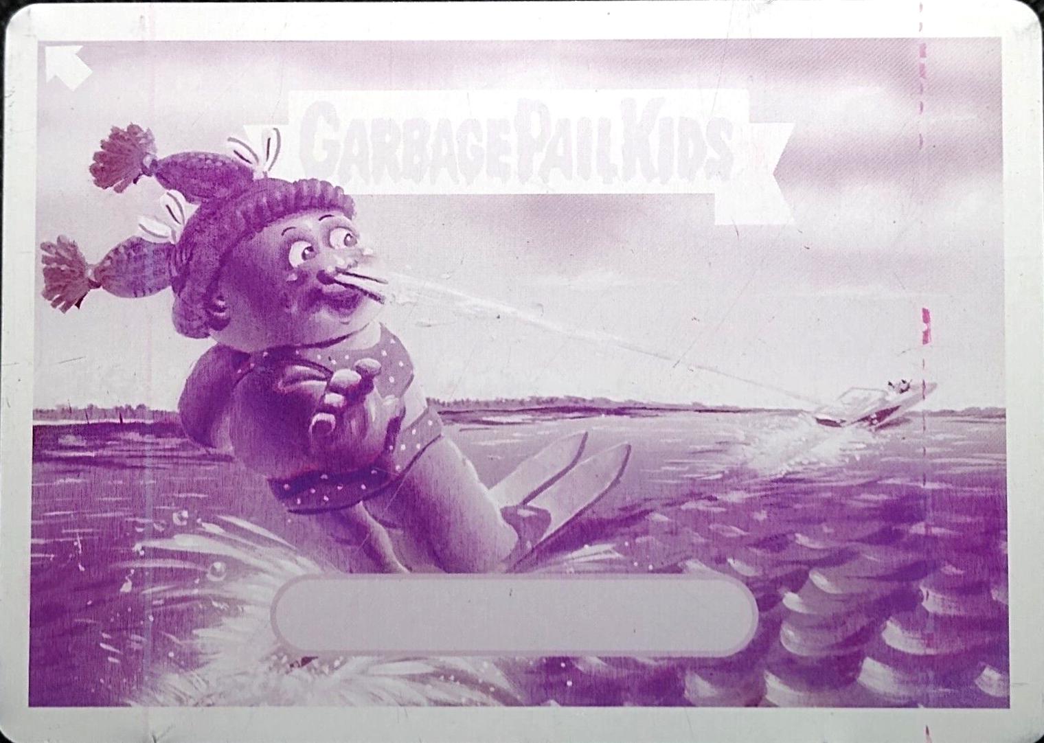 Water Ski BRIE [Printing Plate] #77 Prices | Garbage Pail Kids Go on ...