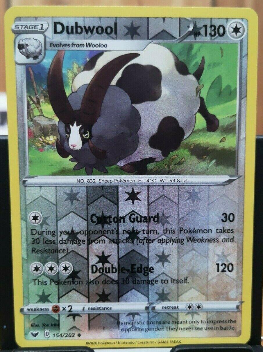 Dubwool [Reverse Holo] #154 Prices | Pokemon Sword & Shield | Pokemon Cards