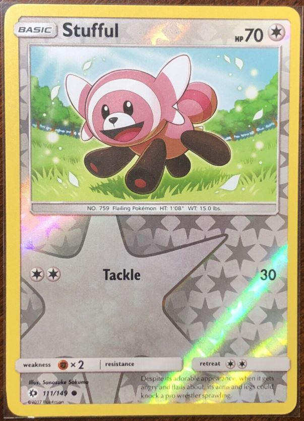 Stufful [Reverse Holo] #111 Prices | Pokemon Sun & Moon | Pokemon Cards