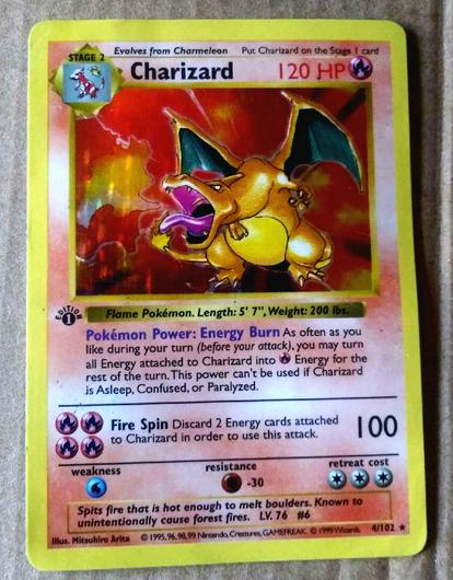 Charizard [1st Edition] | Ungraded | Pokemon Base Set
