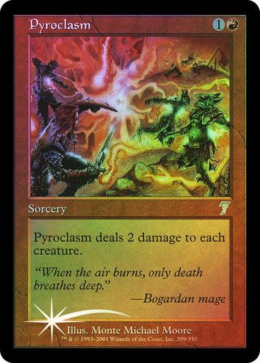 Pyroclasm [Foil] Prices | Magic 7th Edition | Magic Cards