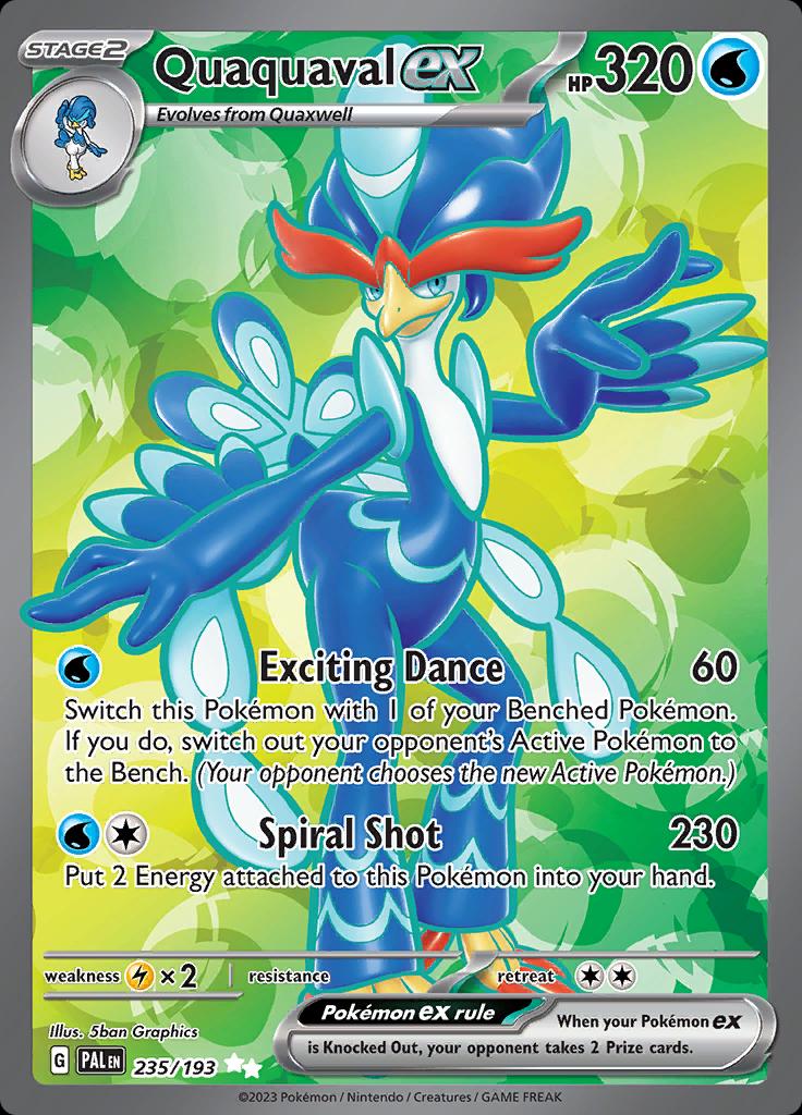 Quaquaval ex [Holo] #235 Prices | Pokemon Paldea Evolved | Pokemon Cards