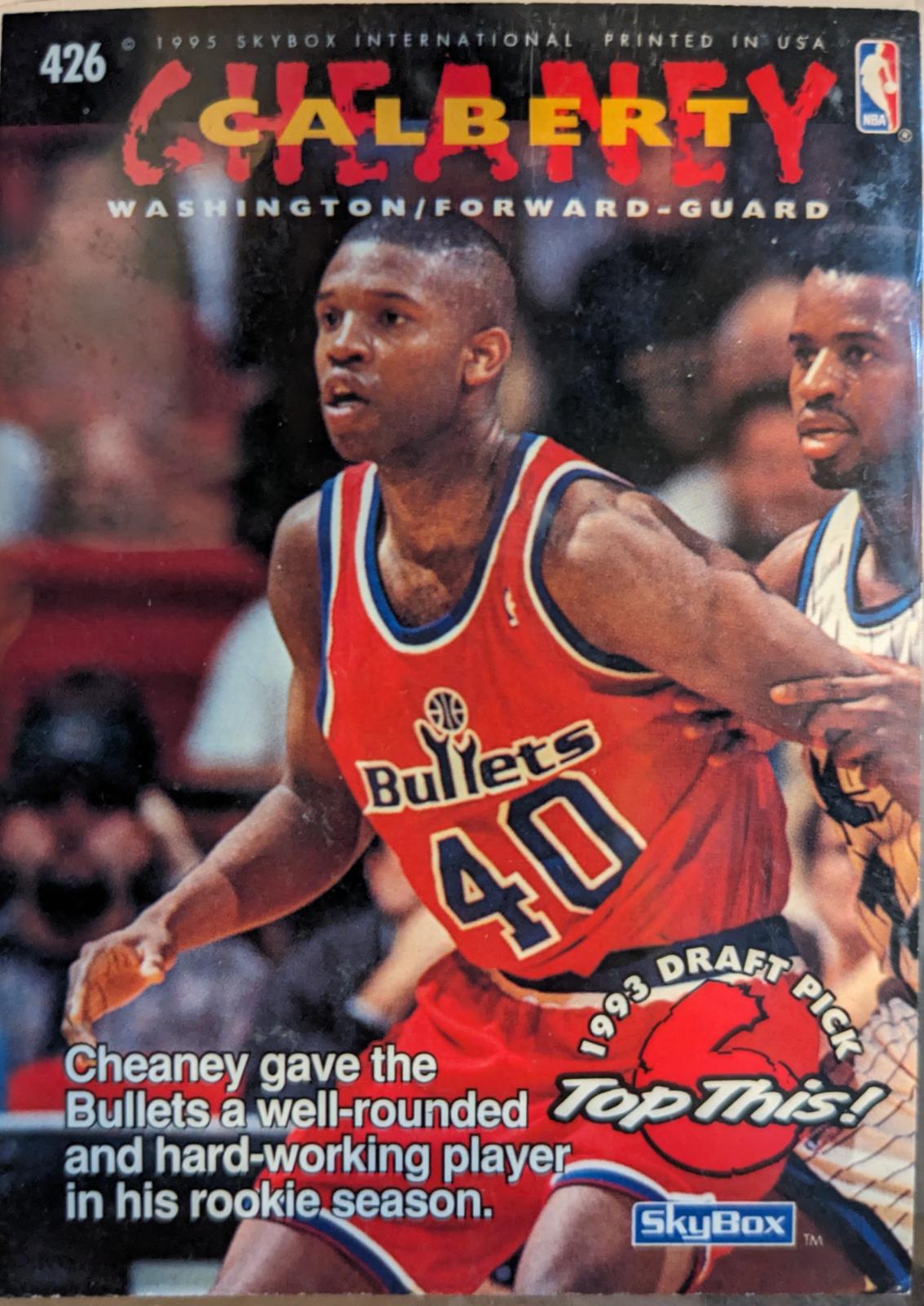 Sharone Wright / Calvert Cheaney #426 Prices [Rookie] | 1994 Hoops ...