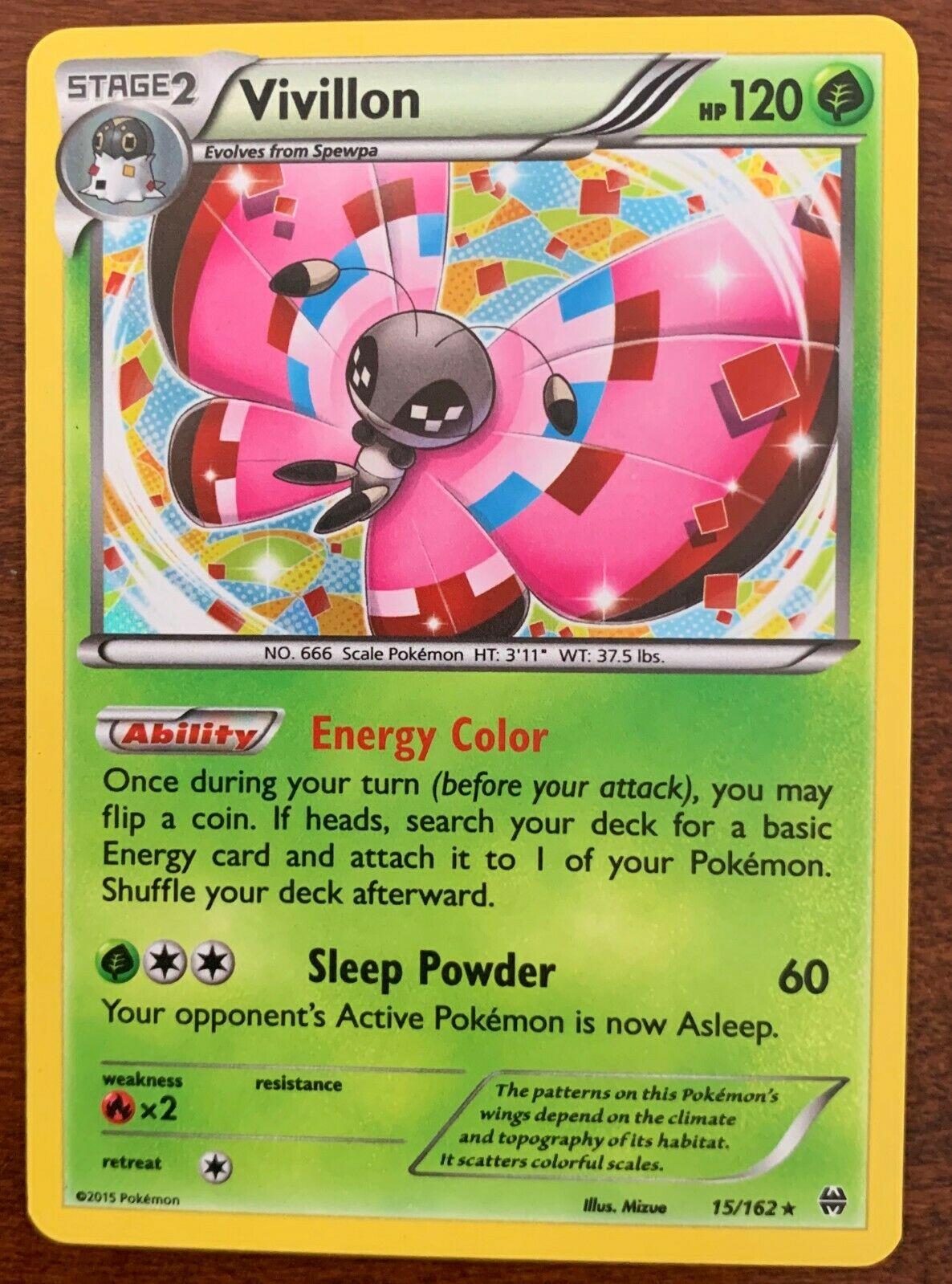 Vivillon #15 Prices | Pokemon BREAKthrough | Pokemon Cards