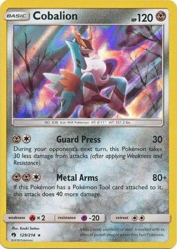 Cobalion #129 Prices | Pokemon Lost Thunder | Pokemon Cards