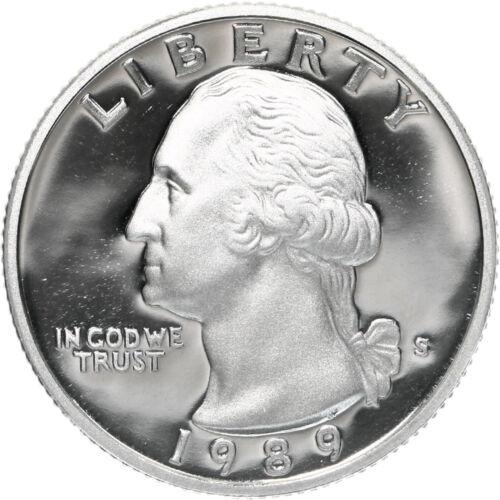 1989 S [PROOF] Washington Quarter Prices | Ungraded, NGC, PCGS Values