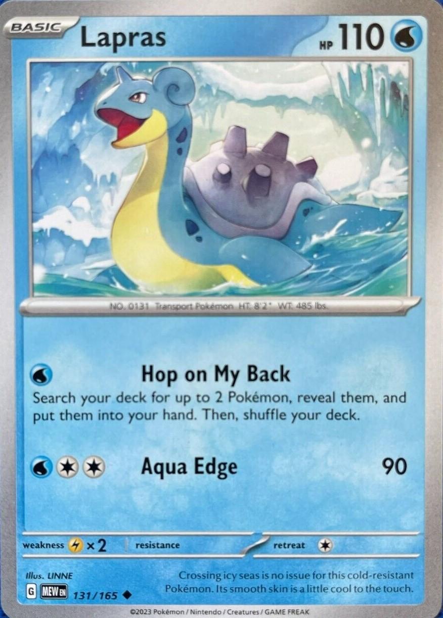Lapras #131 Prices | Pokemon Scarlet & Violet 151 | Pokemon Cards