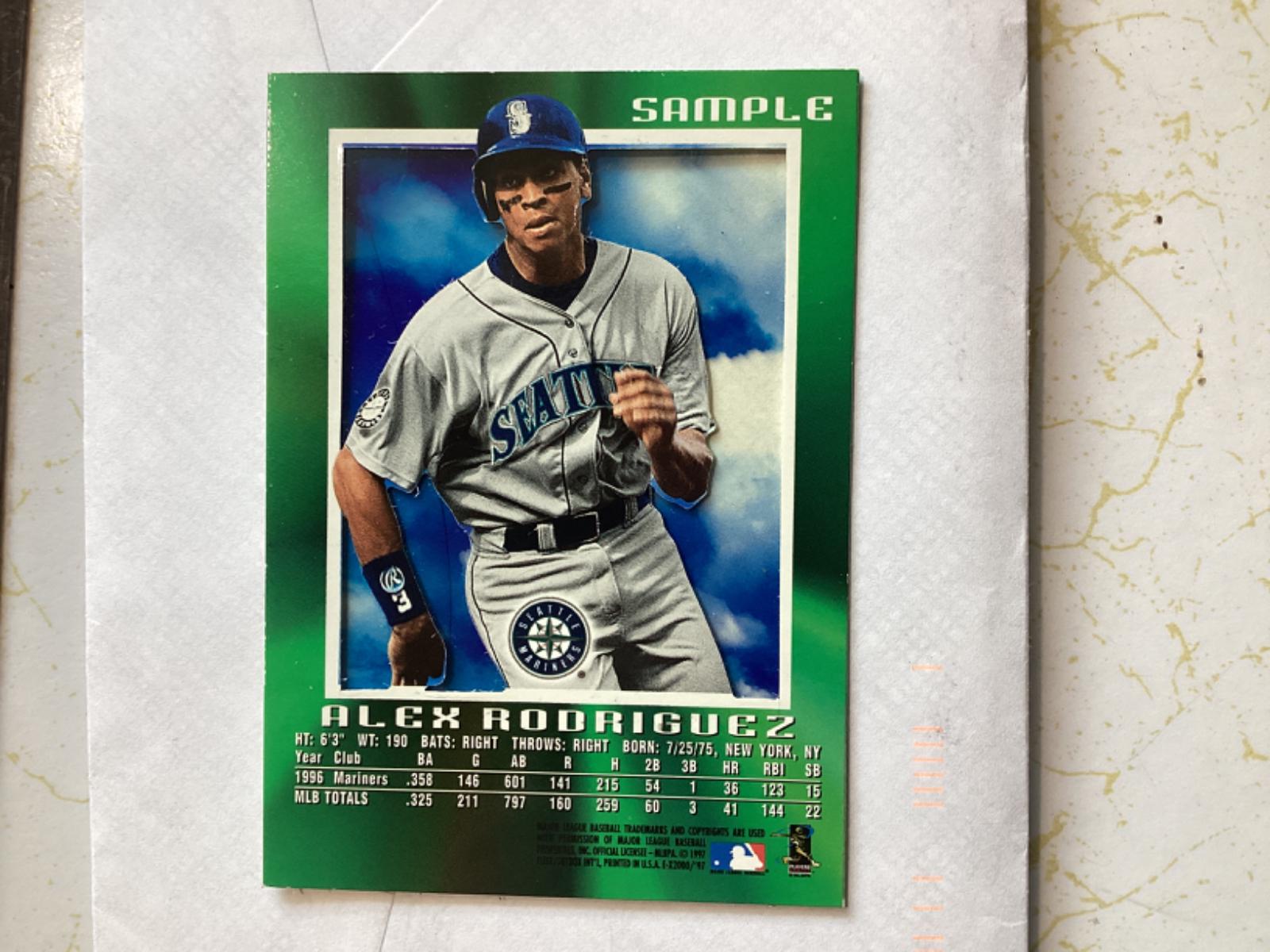 Alex Rodriguez #SAMPLE Prices | 2000 Skybox E Ticket | Baseball Cards