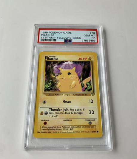 Pikachu [E3] | PSA 10 | Pokemon Base Set