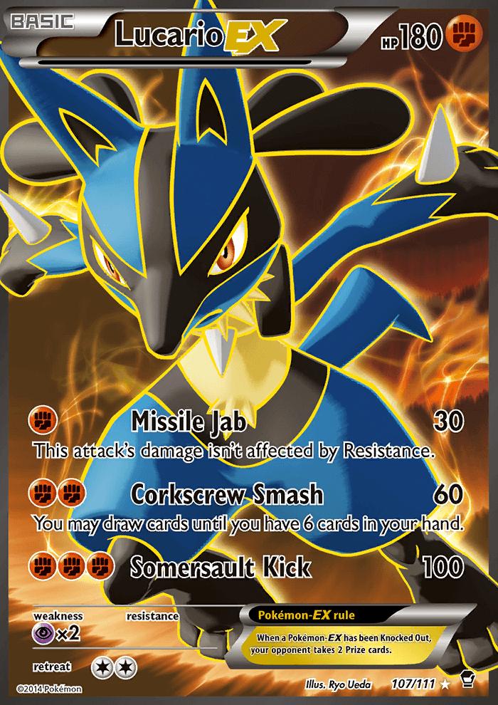 Lucario EX #107 Prices | Pokemon Furious Fists | Pokemon Cards