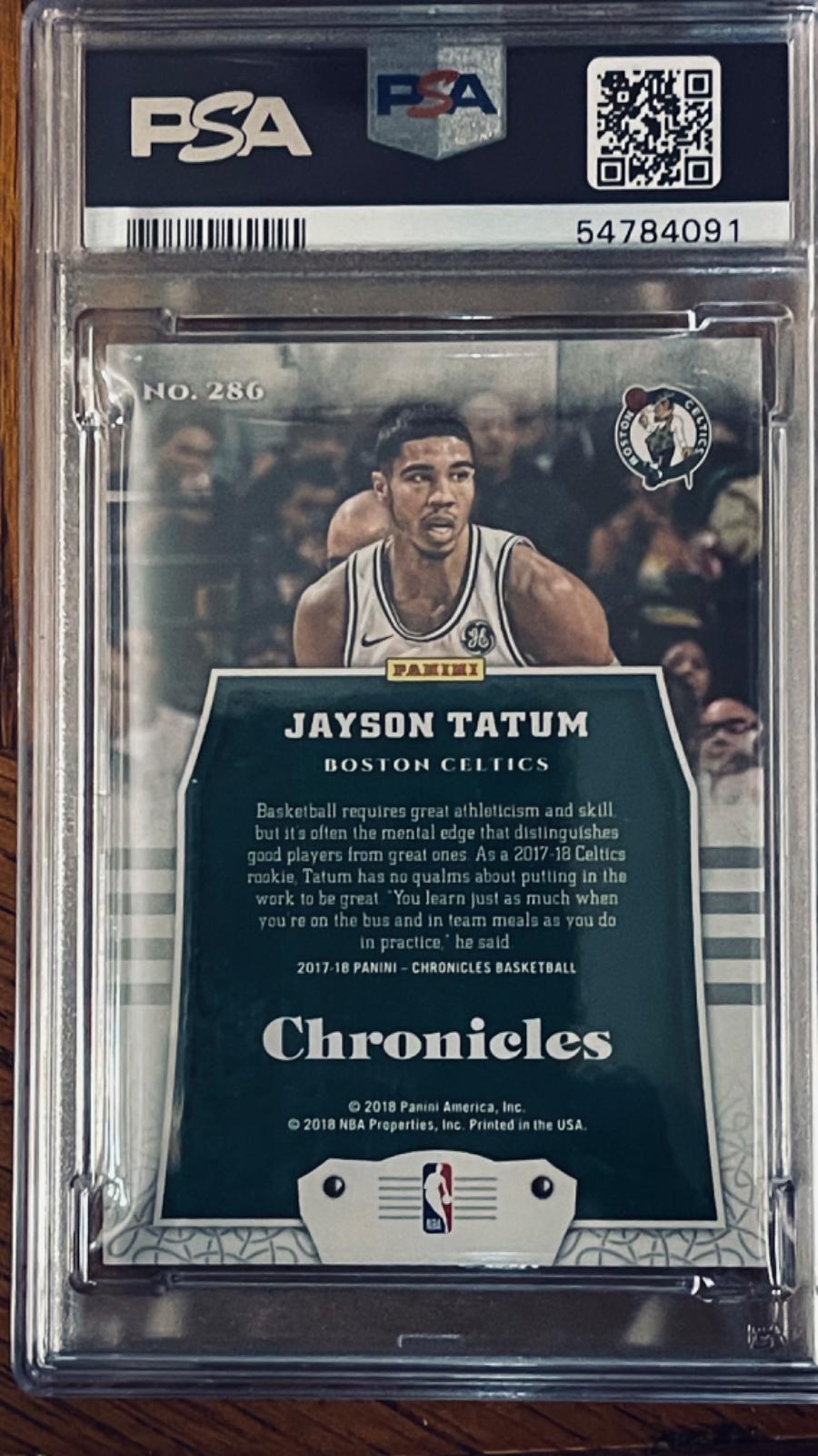 Jayson Tatum #286 Prices [Rookie] | 2017 Panini Chronicles | Basketball ...