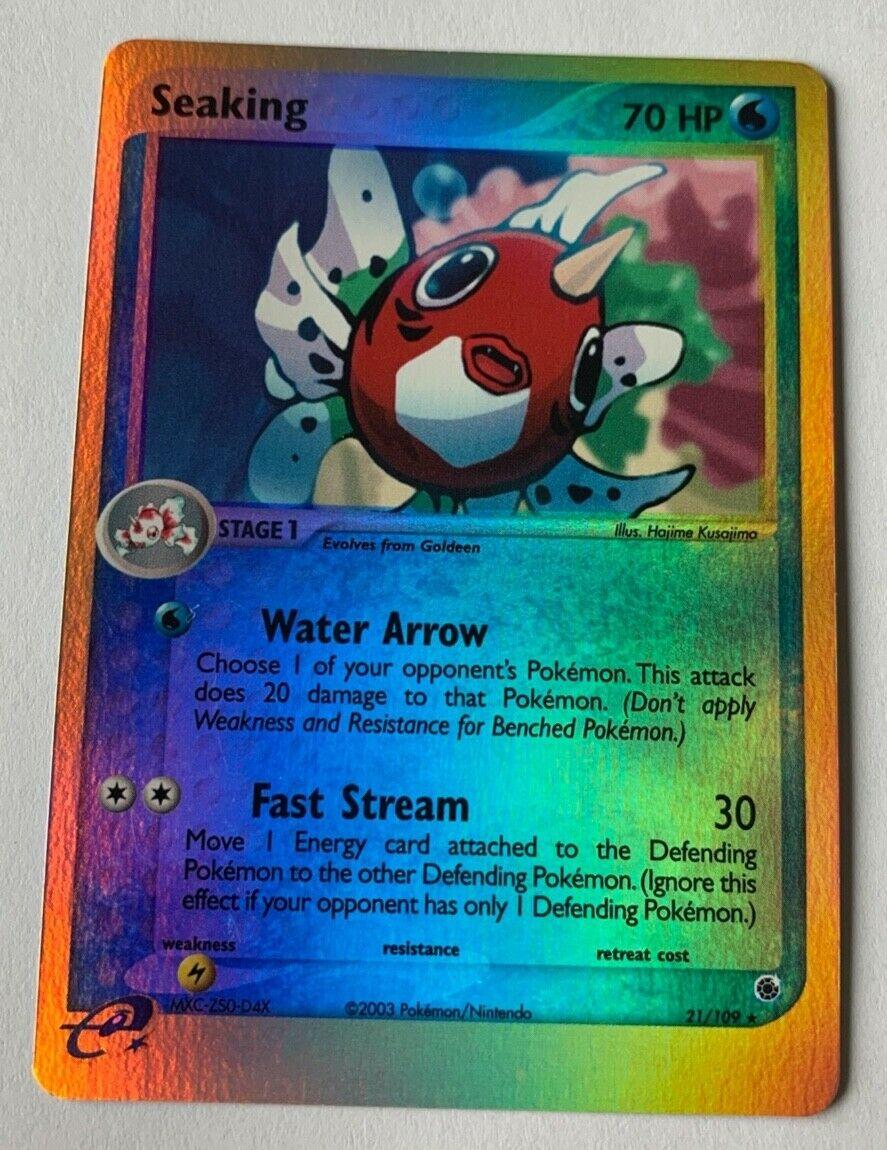 Seaking [Reverse Holo] #21 Prices | Pokemon Ruby & Sapphire | Pokemon Cards