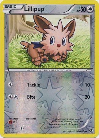 Lillipup [Reverse Holo] #108 Prices | Pokemon XY | Pokemon Cards