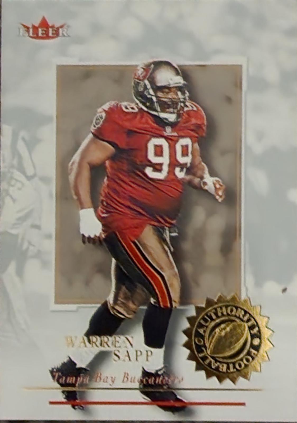Warren Sapp #61 Prices | 2001 Fleer Authority | Football Cards