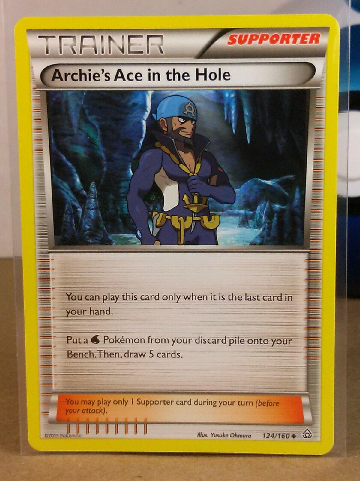 Archie's Ace in the Hole #124 Prices | Pokemon Primal Clash | Pokemon Cards